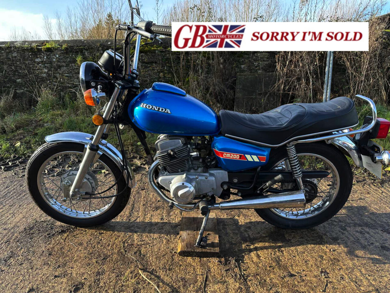 1981 Honda CM200 Twin - Blue - GB Motorcycles